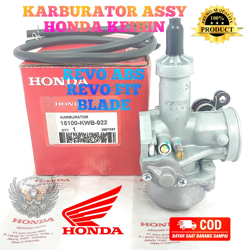Jual KARBURATOR HONDA KWB REVO ABSOLUTE BLADE REVO FIT KUALITAS ...