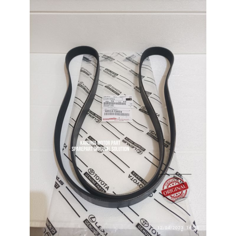 Jual Fanbelt V-Belt Tali Kipas Toyota Innova Reborn Fortuner VRZ SRZ Hilux Revo Diesel 7PK 2050 ...