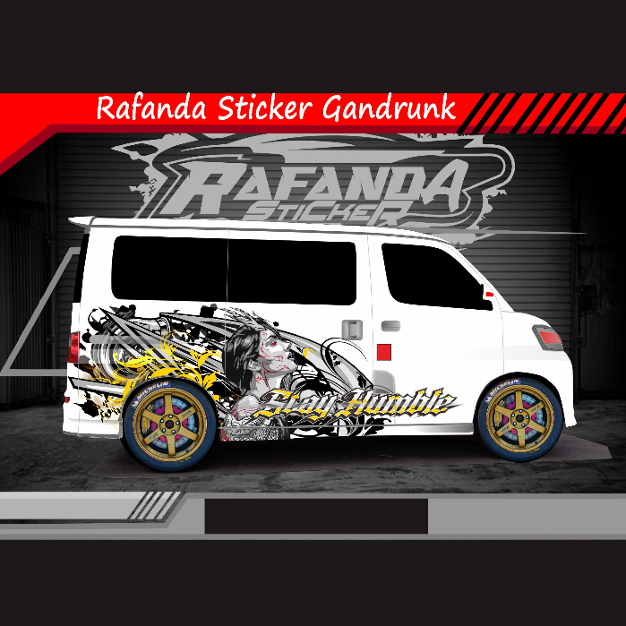 Jual stiker decal luxio,grandmax Apv AVANZA SEDAN DLL | Shopee Indonesia