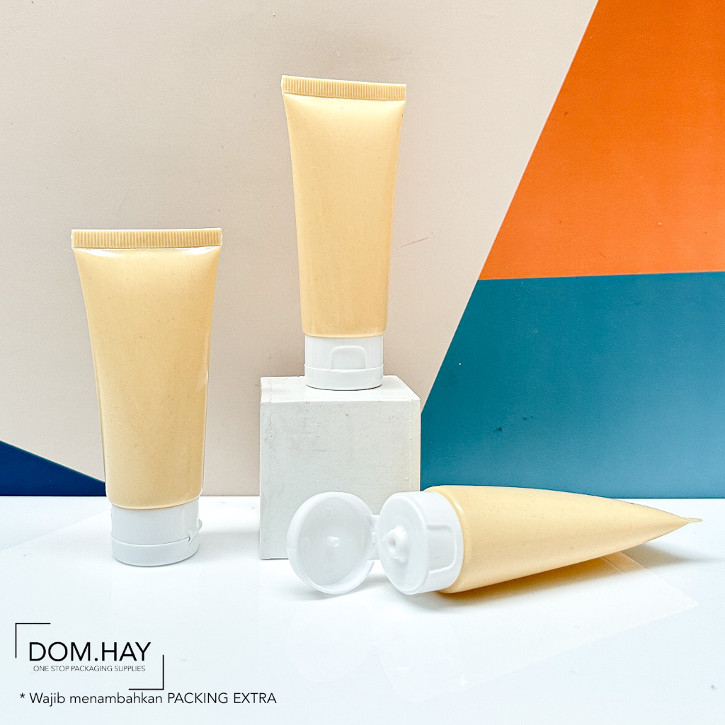 Jual 40ml Botol Tube CREAM Plastik Packaging Skin Care Kosmetik Lotion ...