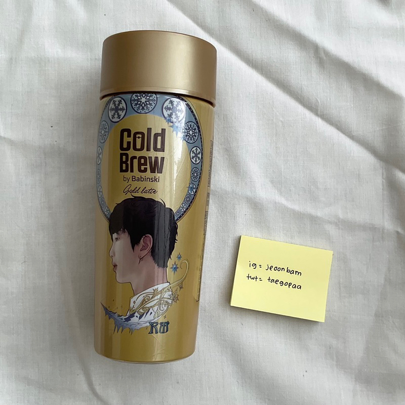 Jual BTS X COLD BREW VERSION 1 BOTTLE ONLY (RM) / jimin jungkook jin ...