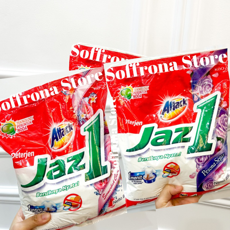 Jual DETERJEN BUBUK sabun cuci ATTACK JAZ1 jaz 1 varian semerbak cinta ...