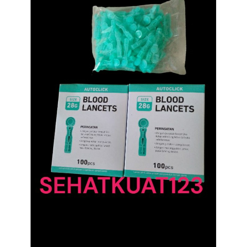 Jual BLOOD LANCETS 28G | Shopee Indonesia