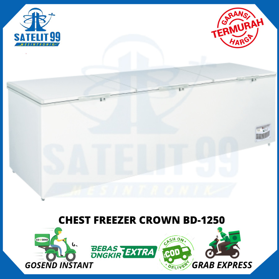Jual Kabinet Pembeku, Mesin Pembeku, CHEST FREEZER CROWN BD-1250 ...