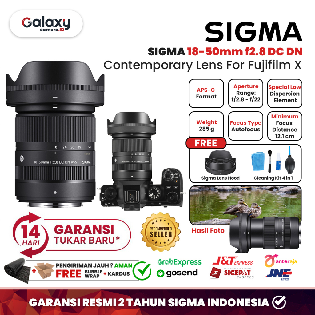 Jual Lensa Sigma 18-50mm F2.8 DC DN For Fujifilm X | Shopee Indonesia
