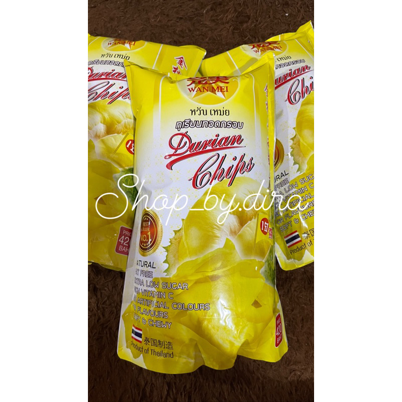 Jual Wan Mei Durian Chips/Keripik Durian/Snack Thailand | Shopee Indonesia