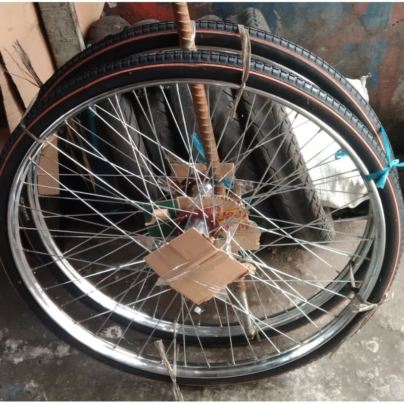 Jual roda gerobak velg becak TINGGAL PASANG SAJA | Shopee Indonesia