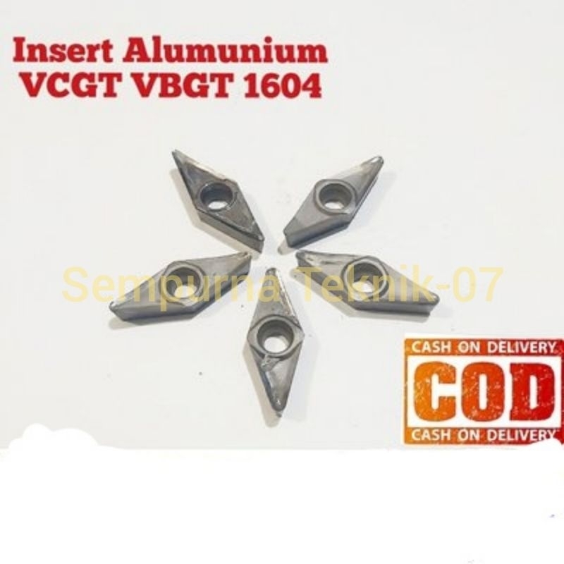 Jual Insert carbide. Insert bubut. Insert alumunium VBMT VCMT 1604 ...