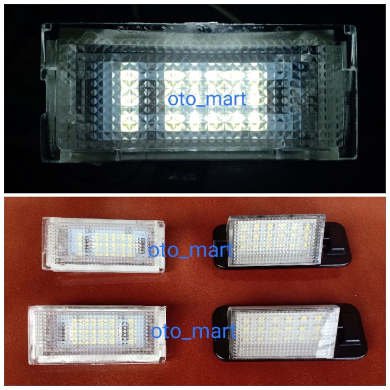Jual Led Plat Nomor BMW E36 E46 318i 320i 323i 325i 330i Putih 18 Titik ...