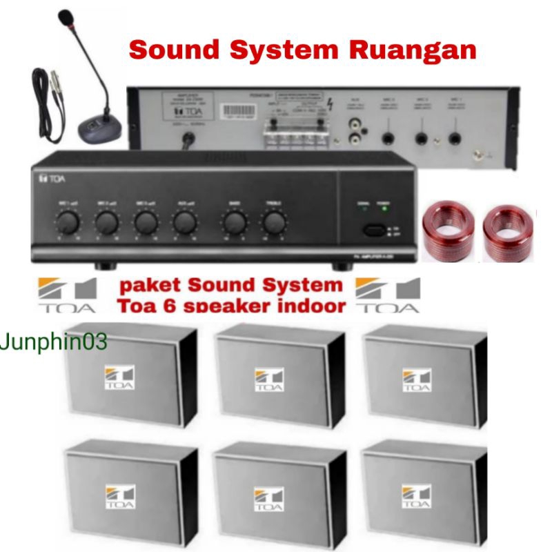 Jual Paket Sound System Ruangan 6 Unit Speaker | Shopee Indonesia