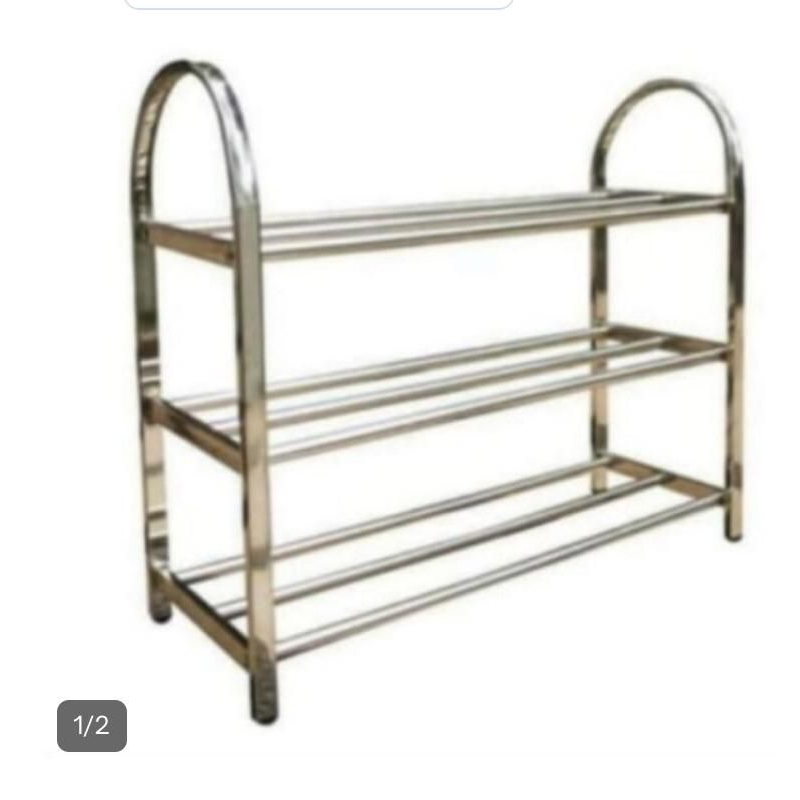 Jual Rak sepatu 3 susun stainless | Shopee Indonesia