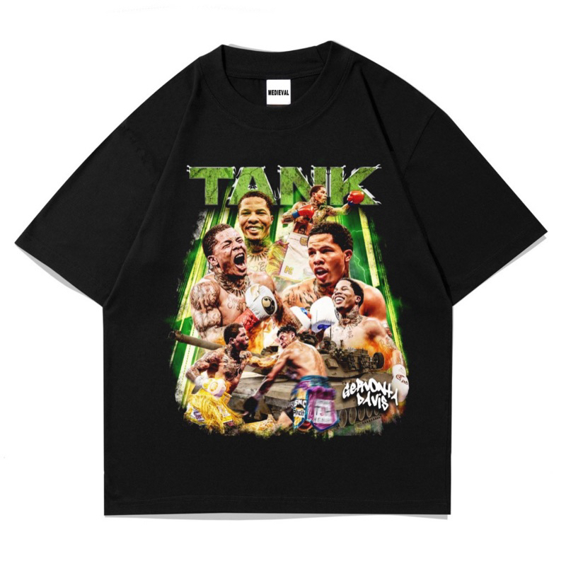 Jual Kaos Baju TANK DAVIS GERVONTA | T-SHIRT BOXING UFC Vintage Hitam ...