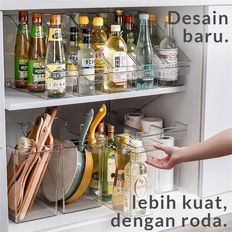 Jual Susun Rak Acyrilic Tempat Bumbu Dapur / Panci / Spatula Sutil ...