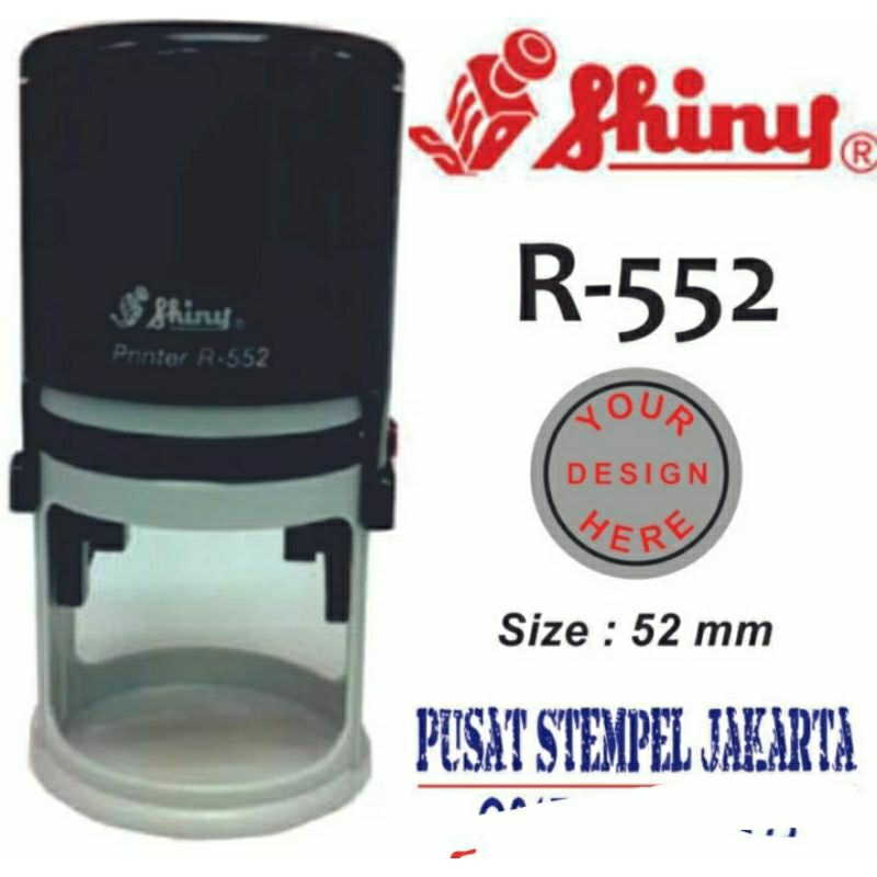 Jual Stempel Shiny R 552 + Costum Desig/Tulisan | Shopee Indonesia