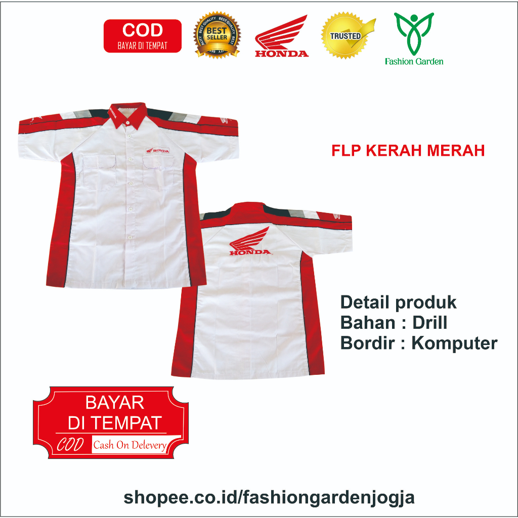 Jual Seragam Honda Frontline People (FLP) | Service Advisor | Seragam ...