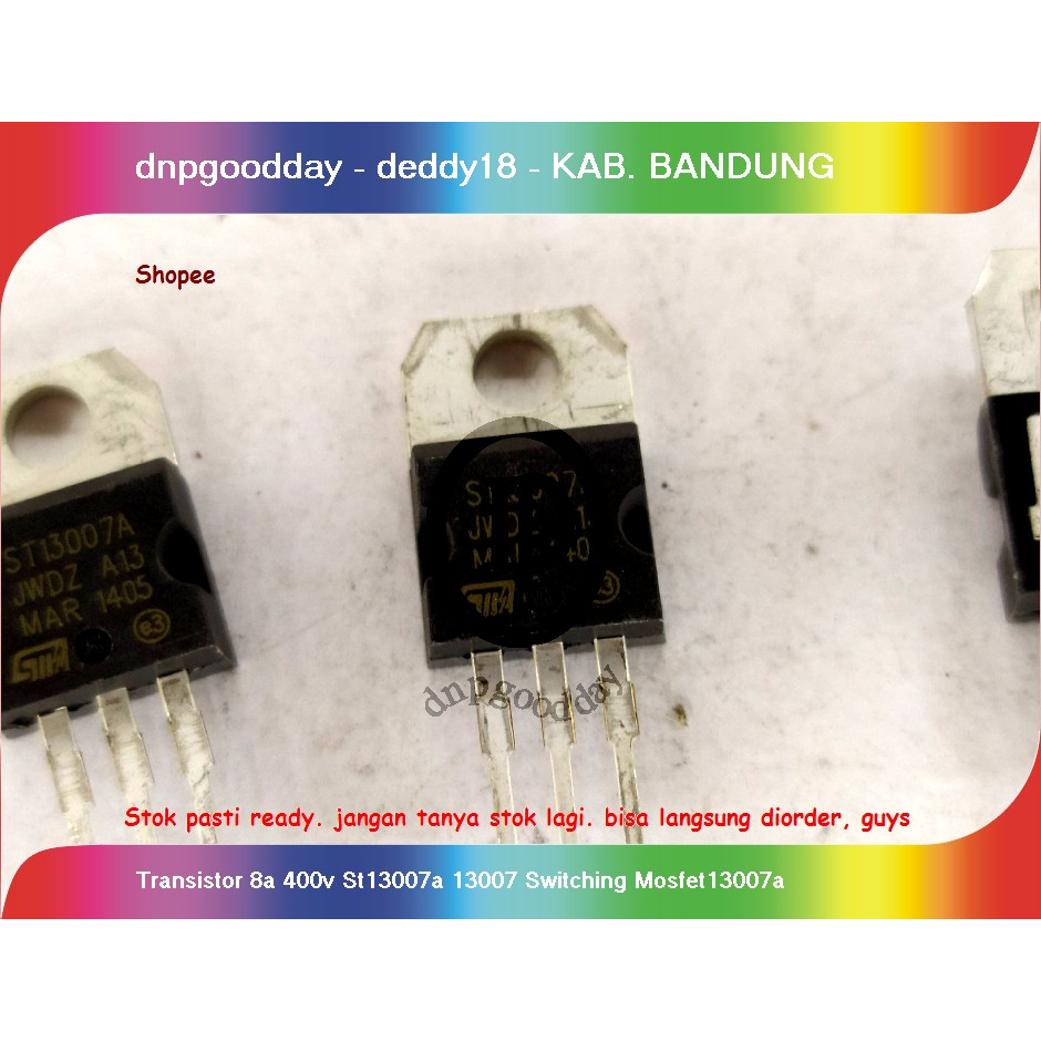 Jual Transistor 8a 400v St13007a 13007 Switching Mosfet13007a | Shopee Indonesia