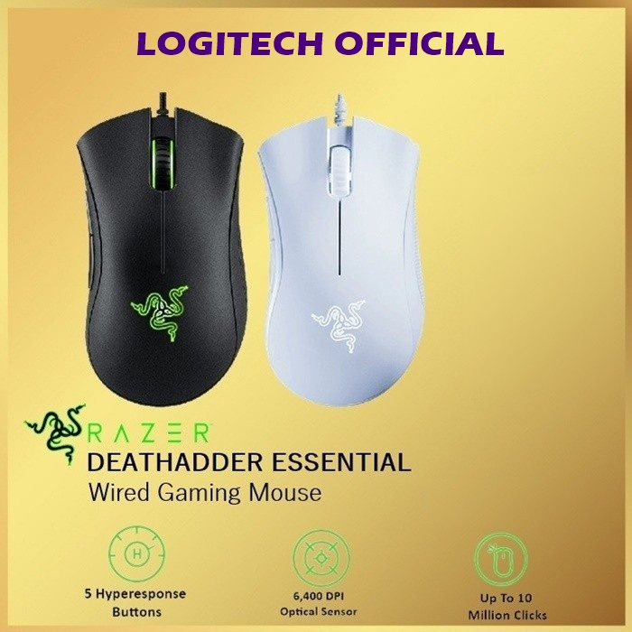 Jual Razer DeathAdder Essential Gaming Mouse Death Adder | Shopee Indonesia
