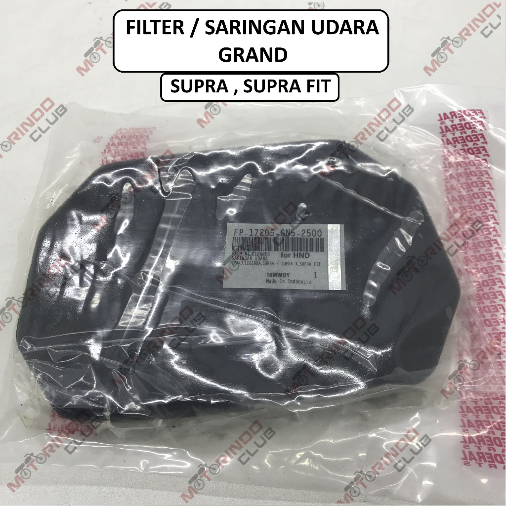 Jual Saringan Udara / Filter Udara GRAND ; SUPRA ; SUPRA FIT merek ...
