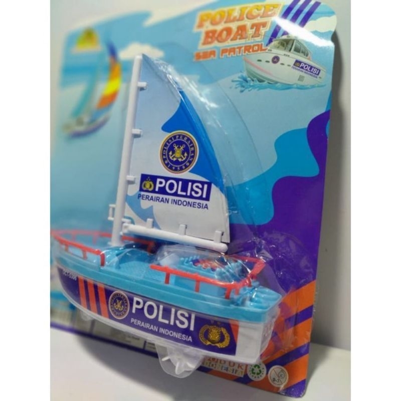 Jual MAINAN PERAHU KAPAL POLICE | Shopee Indonesia