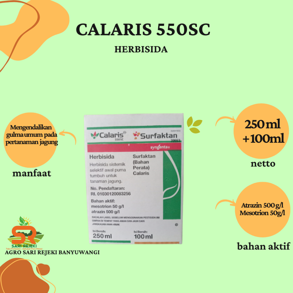 Jual CALARIS 550SC 250ML HERBISIDA SPESIALIS TANAMAN JAGUNG | Shopee ...