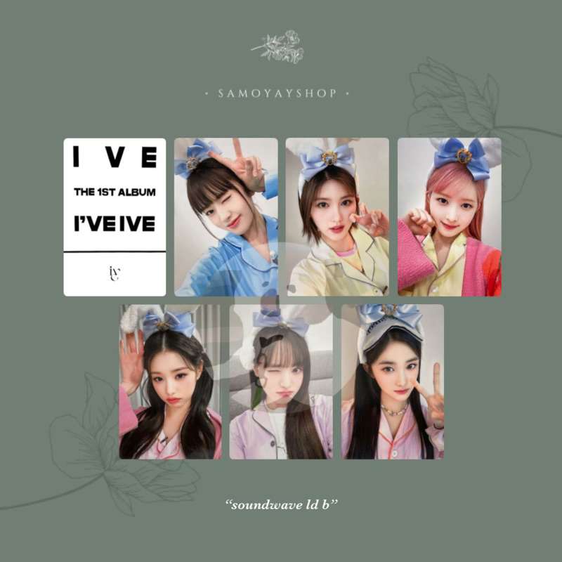 Jual Photocard Unofficial Ive I've Version 1 2 3 Jewel Case Pre-Order Benefit Pob Mmt Namil ...