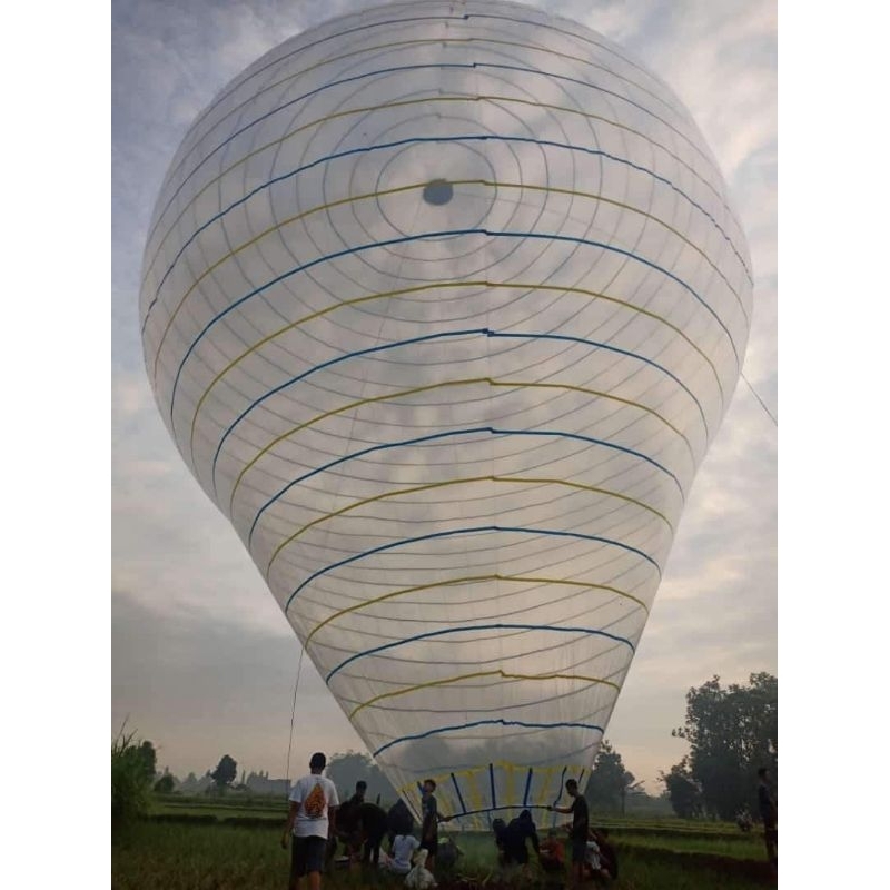 Jual Balon Udara Plastik Jumbo/Lampion jumbo Full Lakban/tanpa lakban ...