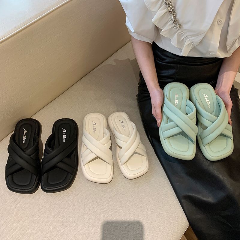 Jual [ Bravemall ] Sandal Wanita Model Terbaru Sangat Nyaman Empuk ...