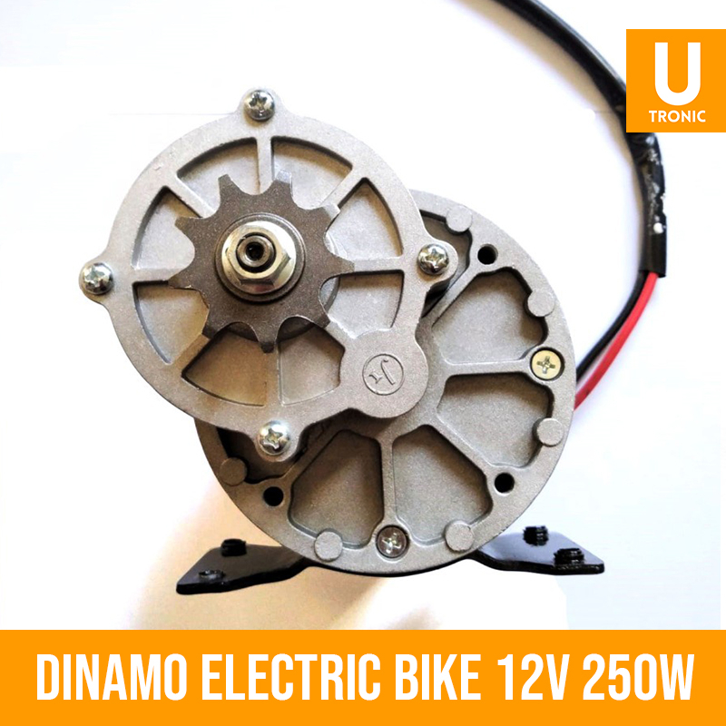 Jual Dinamo motor Sepeda Listrik/Electric Bike | MY1016Z-250W 12V DC (7053) | Shopee Indonesia