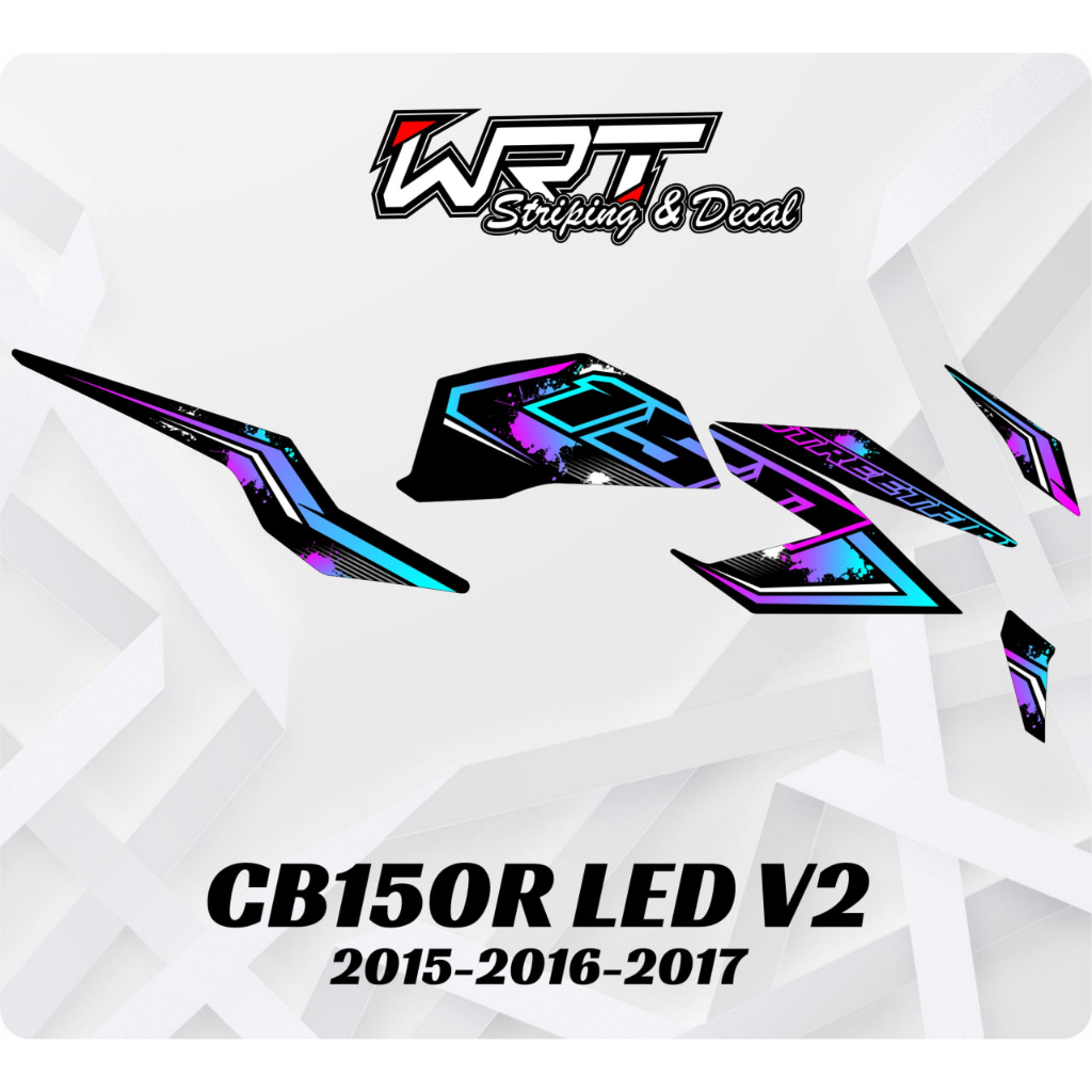 Jual Striping CB150R v2- Stiker Decal CB 150 R Streetfire Rainbow ...