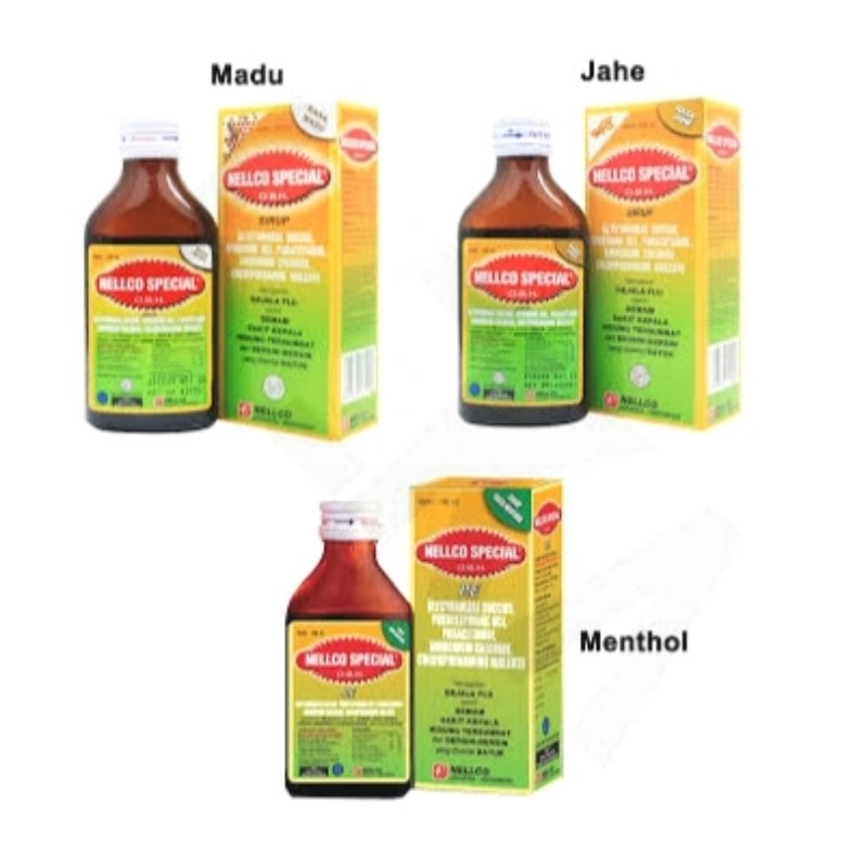 Jual OBH nellco special PE syrup sirup syr 100ml 100 ml P.E obat batuk ...