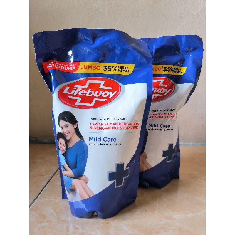 Jual LIFEBUOY Antibacterial Bodywash Mild Care Lifebuoy Biru Lifebuoy ...