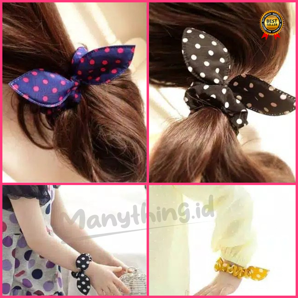 Jual Kunciran Rambut Chibi / Ikat Rambut Chibi / Kuncir Rambut Chibi ...