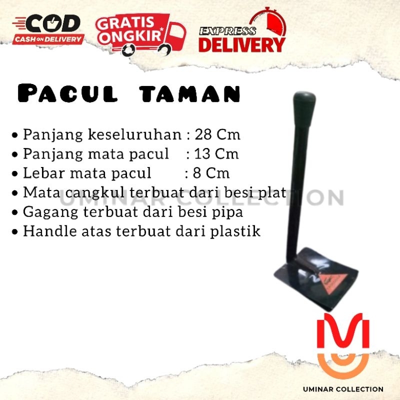 Jual Pacul Taman | Pacul Mini | Cangkul Kecil Bahan Besi Plat Gagang ...