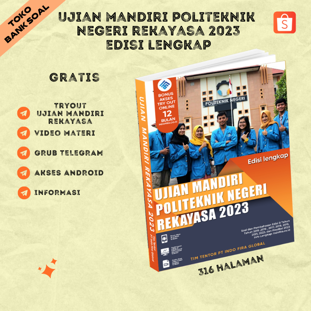 Jual New! Buku TERBARU UJIAN MANDIRI POLITEKNIK REKAYASA 2024 (Edisi ...