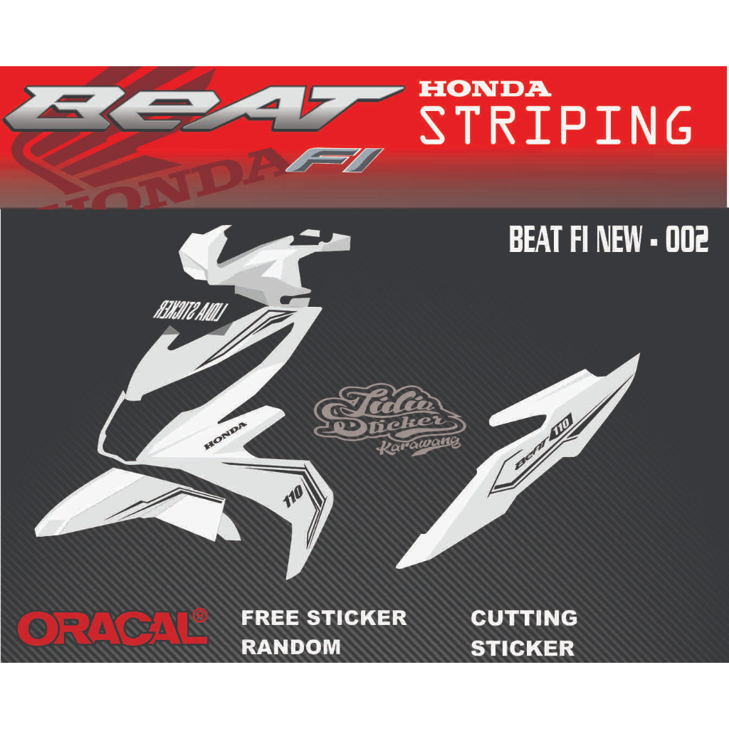 Jual STRIPING BEAT FI NEW MINIMALIS 002 | Shopee Indonesia