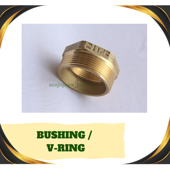 Jual BUSHING / V-RING 3/4 x 1/4 SAMBUNGAN KUNINGAN YK | Shopee Indonesia