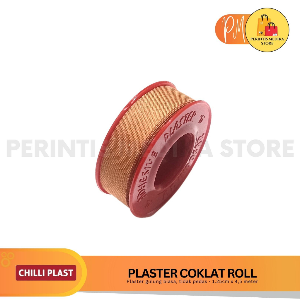 Jual Plester Coklat l Plaster Luka Daya Rekat Kuat 1.25cm x 4.5m l ...