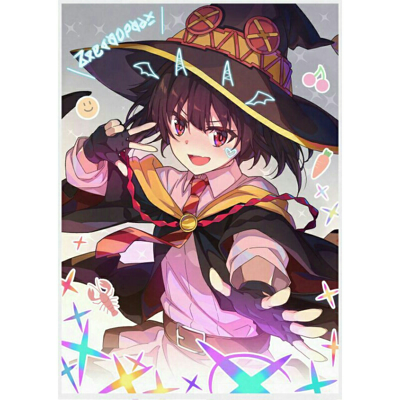 Jual Poster Anime Konosuba Megumin A4 / A3 | Shopee Indonesia