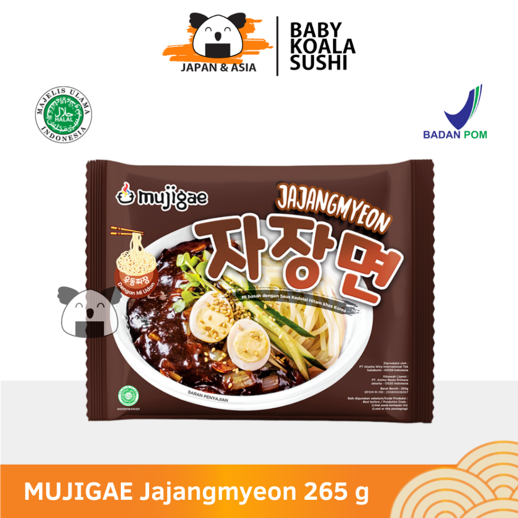 Jual MUJIGAE Jajangmyeon 265 g Halal | Mie Korea Saus Kedelai Hitam | Shopee Indonesia