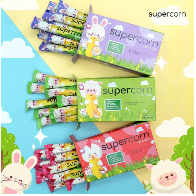 Jual Supercorn Stik Jagung 12 pcs Super Corn | Snak Anak | Shopee Indonesia