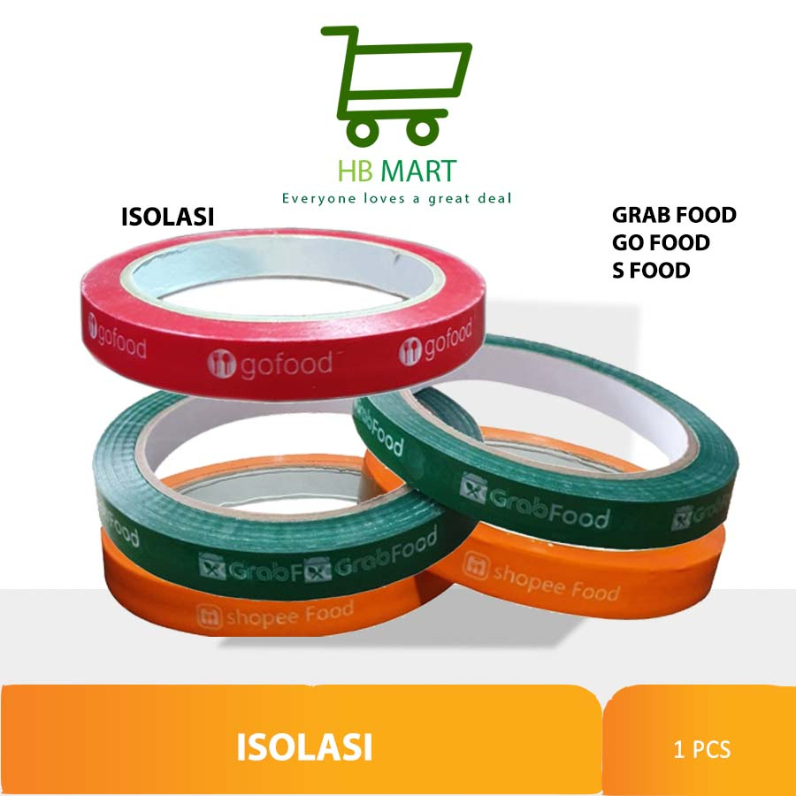 Jual ISOLASI FOOD - SOLATIP FOOD - LAKBAN FOOD ALL VARIAN TULIS D NOTE ...