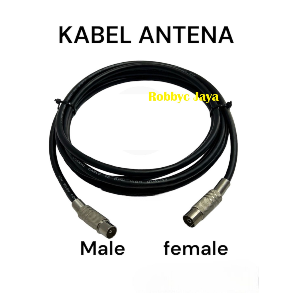 Jual Kabel Antena TV - Jack Besi Male to Female (Cowok - Cewek) | Shopee Indonesia