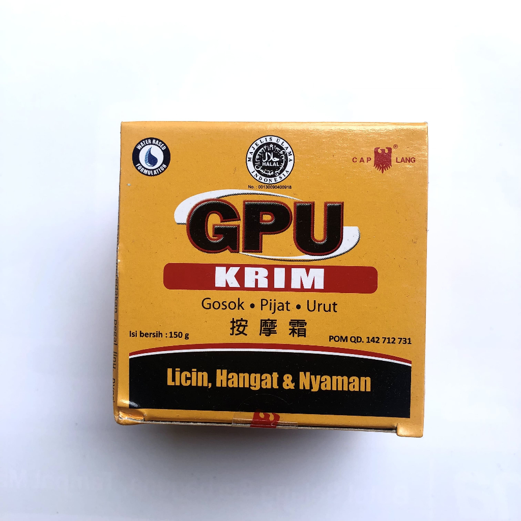 Jual GPU Krim - 150 gram Balsem Gosok Pijat Urut | Shopee Indonesia