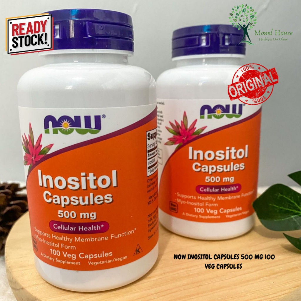Jual [READY STOCK] NOW INOSITOL PCOS SYNDROME CAPSULES 500 MG 100 VEG ...