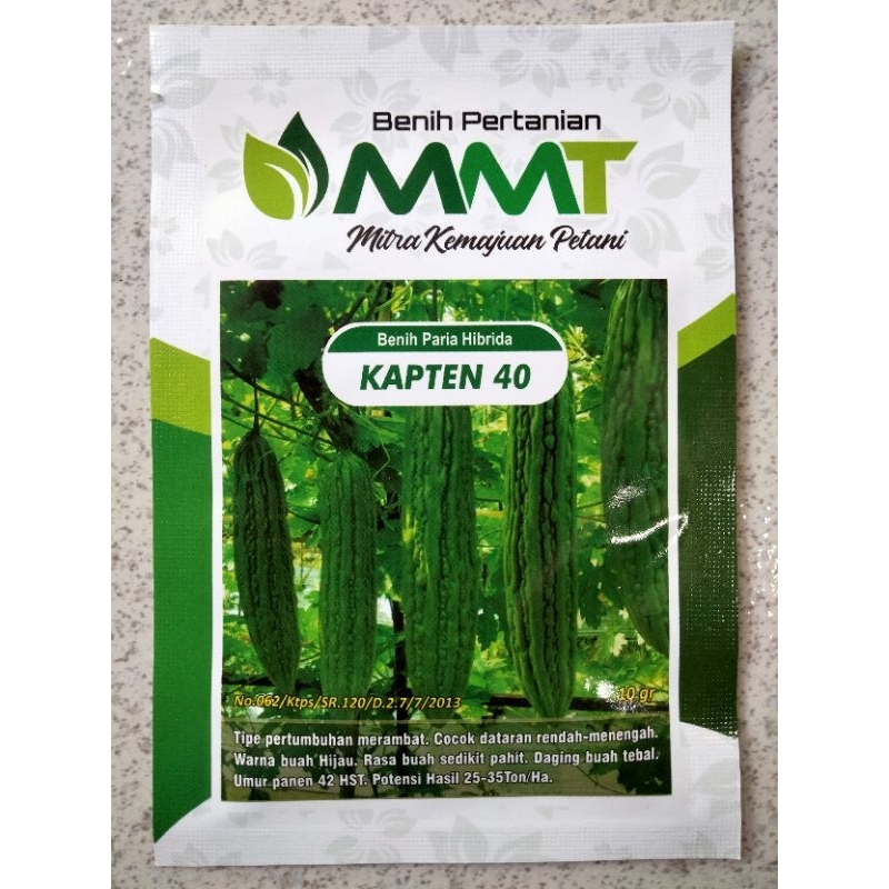 Jual Benih Pare KAPTEN 40 Kemasan 10 Gram - Bibit Paria KAPTEN 40 ...