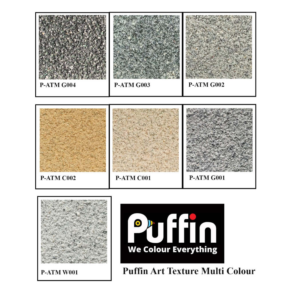 Jual Cat Tekstur Puffin Texture Multicolour cat tembok Texture Batu ...