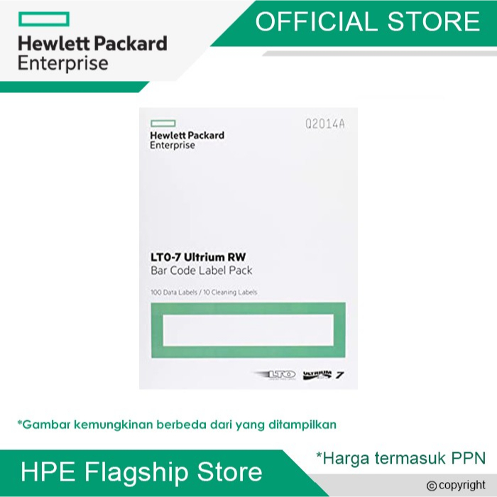 Jual HPE LTO-7 Ultrium RW Bar Code Label Pack Q2014A | Shopee Indonesia
