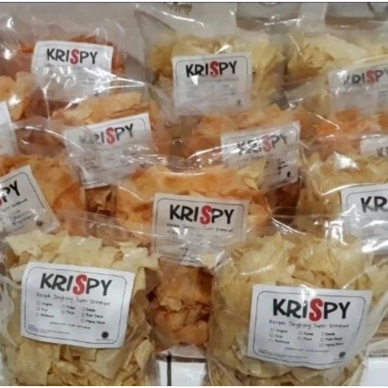 Jual kripik krispy/kripik kaca 250gr | Shopee Indonesia