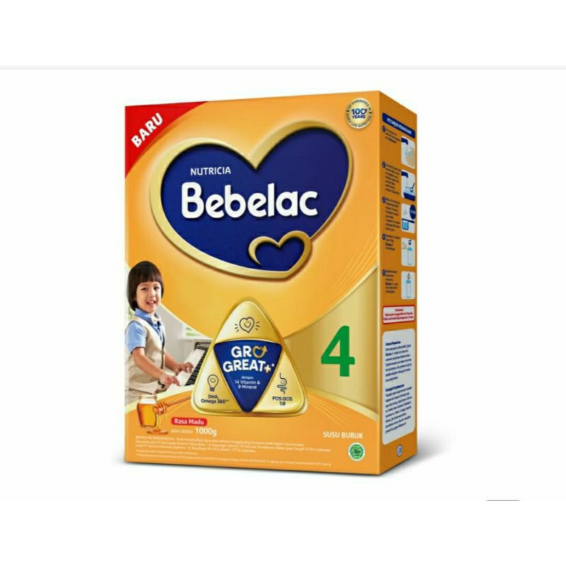 Jual Bebelac 4 Susu Pertumbuhan Anak 3-5 Tahun Madu 1 kg | Shopee Indonesia