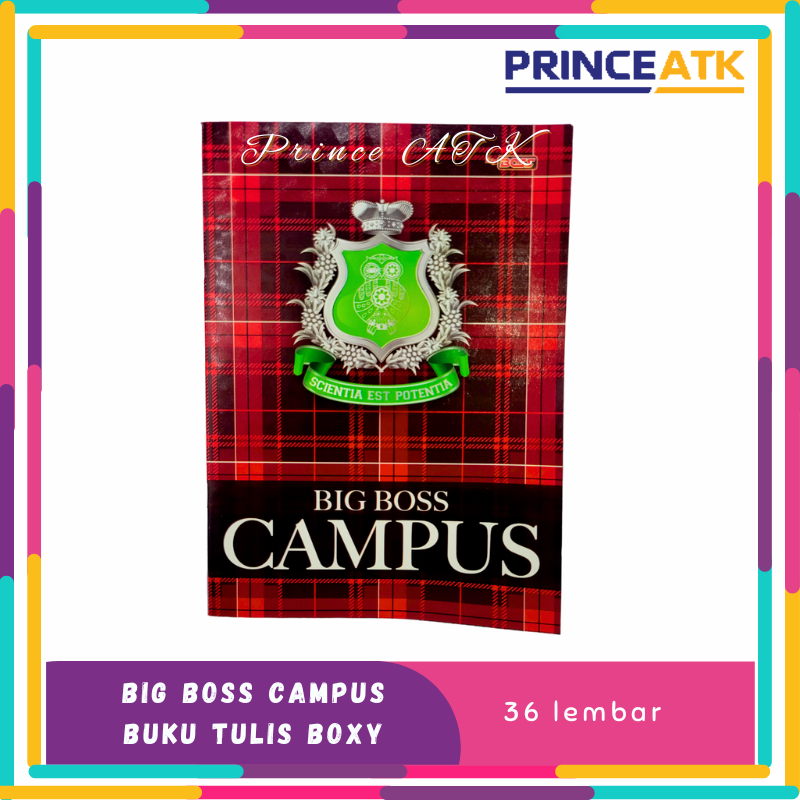 Jual [1 BUKU] Buku Tulis Big Boss Campus Isi 36 Lembar ukuran Boxy / B5 ...